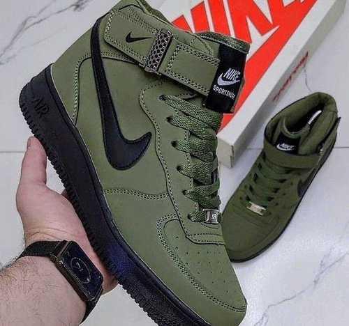 Кроссовки Nike Air Force Military Sand Зимние