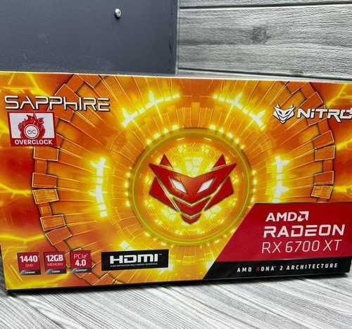 Видеокарта Sapphire Nitro+ AMD Radeon RX 6700 XT 1