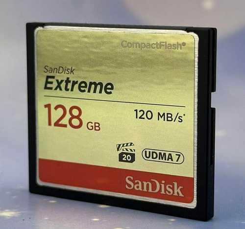 Карта памяти CF SanDisk Extreme 128 GB