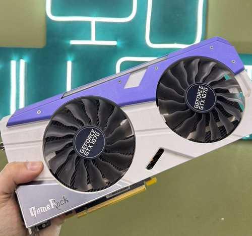 Видеокарта GTX 1070 8 Gb gamerock