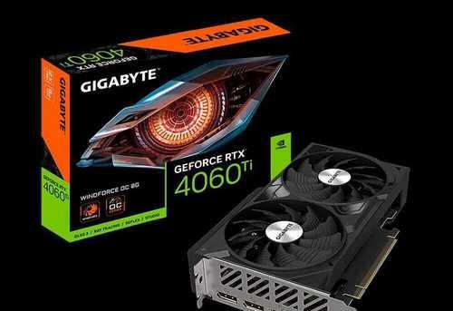 Видеокарта RTX4060Ti windforce OC 8гб gigabyte