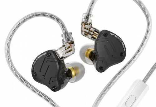 Наушники KZ ZS10 PRO X с микрофоном новые