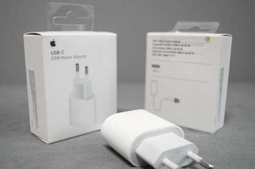 Адаптер питания Apple 20w USB-C и Шнур Type C