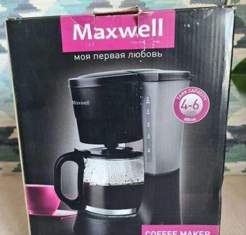 Кофеварка Maxwell MW-1650 BK