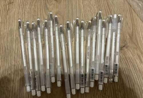 Ручки гелевые белые
