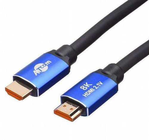 Кабель hdmi ATCom 8888 hdmi 2м 8K VER 2.1