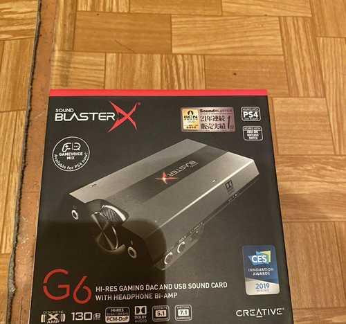 Звуковая карта creative sound blasterx g6