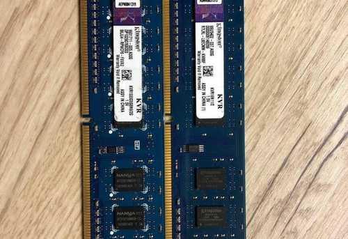 Озу DDR3 Kingston KVR 4gb