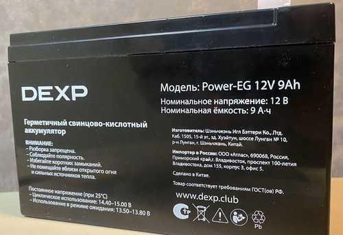 Аккумулятор для ибп dexp power-eg 12v 9ah