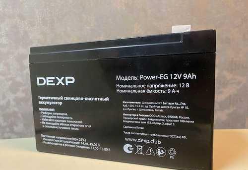 Аккумулятор для ибп dexp power-eg 12v 9ah