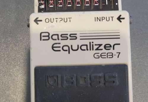 Педаль эффектов Boss GEB-7 Bass Equalizer