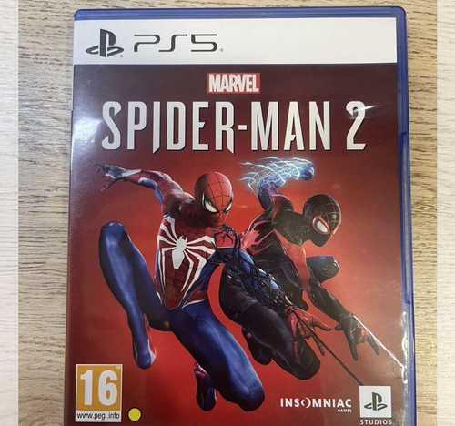 Диск на ps5 spider man 2