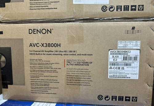 Ресивер 9.4 Denon AVC-x4800h (черный) новый