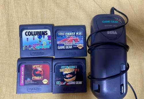 Battery Pack и игры для Sega Game Gear