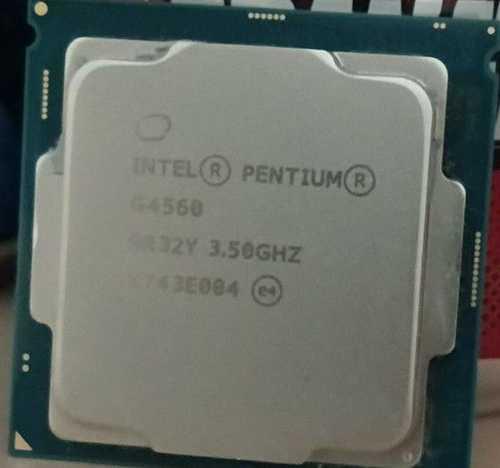 Процессор Intel pentium g4560