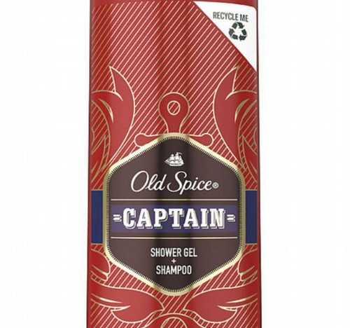 Гель-шампунь для душа Old Spice Captain 400 мл