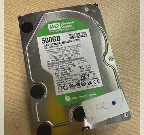 WD Green 3,5'' WD5000aacs, 500GB