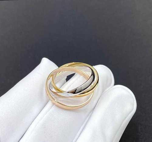 Золотое кольцо Cartier Trinity
