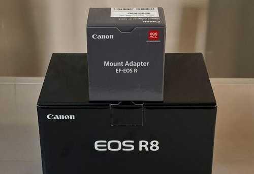 Canon EOS R8 Body + Canon Mount Adapter EF-EOS R