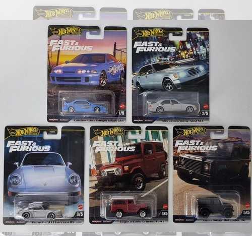 Set Hot Wheels Premium Fast and Furious