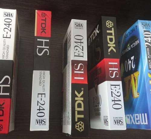 Продам видеокассеты TDK HS E240 и Maxwell M240