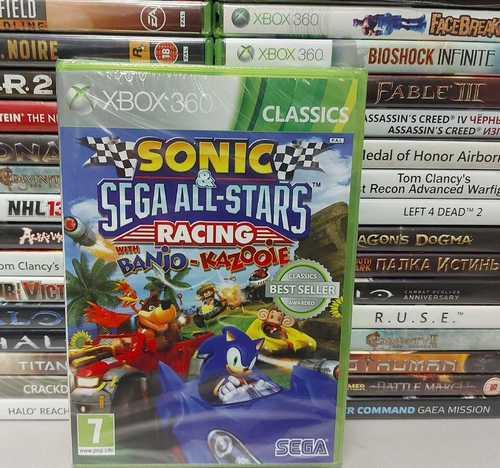 Sonic and sega: All-Stars Racing Xbox 360