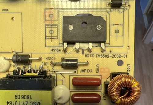 Блок питания TV5502-ZC02-01 от Doffler 43DF49-T2