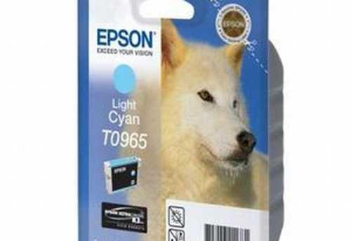 Картридж Epson T0965 Light Cyan голубой C13T09654