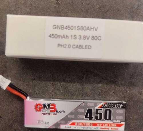 1S GNB 450 mah ph2.0 HV 4.35V gaoneng аккумулятор