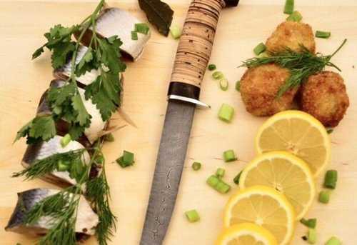 Рыбацкий нож Судак средний (Дамаск)