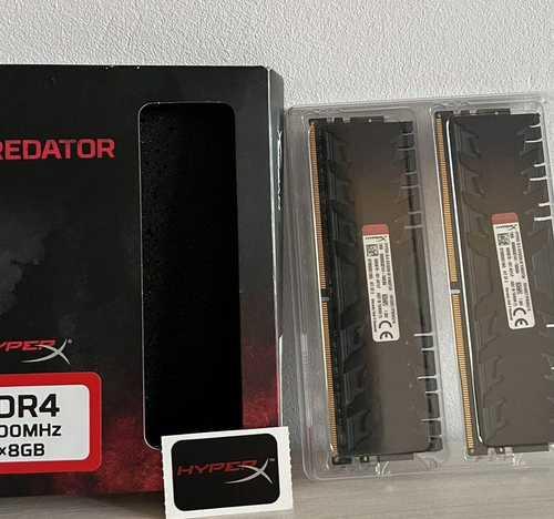 Оперативная память predator 2*8gb 3600MHz ddr4