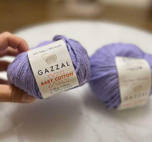 Пряжа Gazzal baby cotton xl