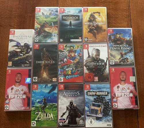 Nintendo switch игры, zelda, Ведьмак, mario