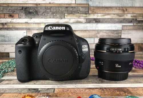 Canon EOS 600D kit EF 50mm f/1.4 USM (A487)