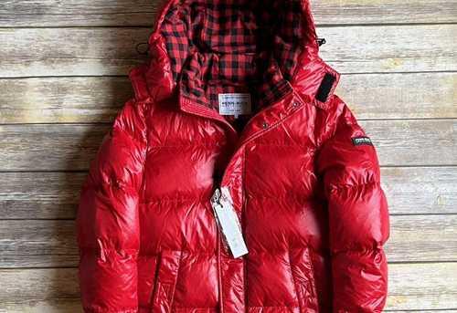 Пуховик Woolrich USA Red Оригинал из Германии