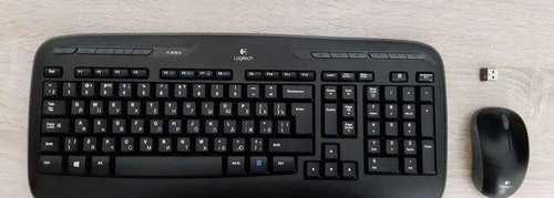 Беспроводная клавиатура и мышь logitech MK330