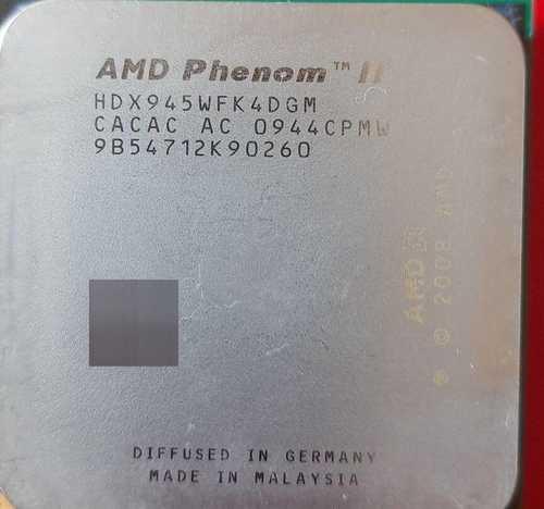 Процессор amd phenom ii 945