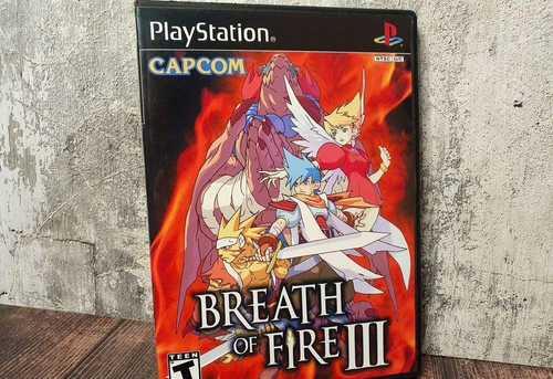 Игры ps1 Breath of Fire III ps2 Playstation пс1
