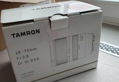 Объектив Tamron 28-75mm f/2.8 Di III RXD гарантия