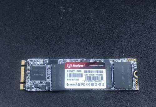 SSD накопитель kingspec 256гб, M.2 2280, SATA III
