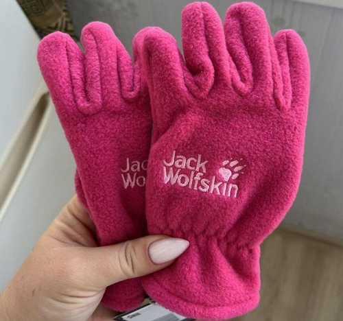 Новые Jack wolfskin, перчатки, 5-6лет