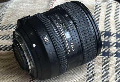 Nikon 24-85mm ED VR nikkor