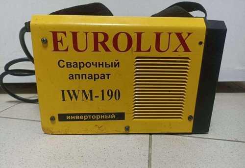 Сварочный инвертор бу Eurolux IWM 190