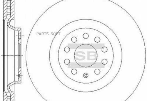 Sangsin brake SD5701 Диск тормозной