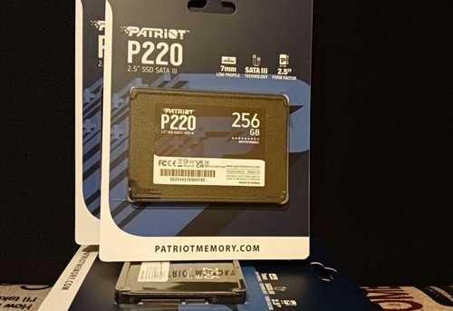 SSD накопитель Patriot P220 256гб, 2.5", SATA III