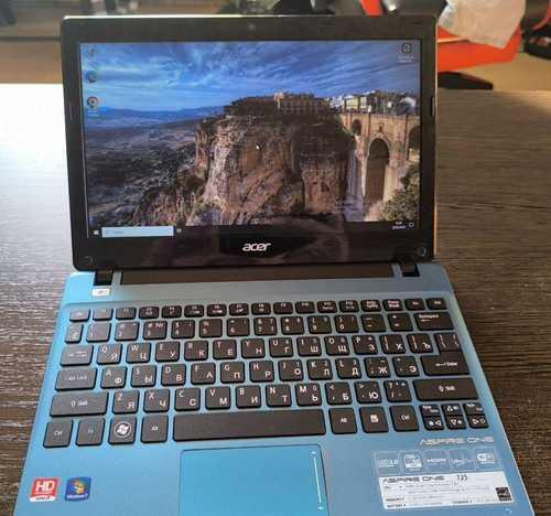 Нетбук acer aspire one 725