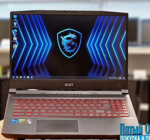 Игровой ноутбук MSI 15 FHD, Core i5-11400H, GTX