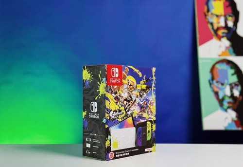 Nintendo Switch 64Гб (oled), Splatoon 3 Edition