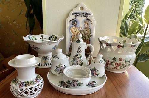 Комплект посуда семикаракорская керамика