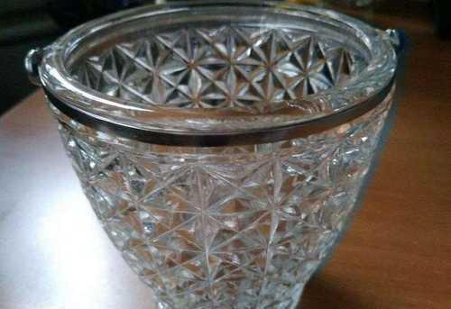 Конфетница (ваза, корзинка) стекло СССР